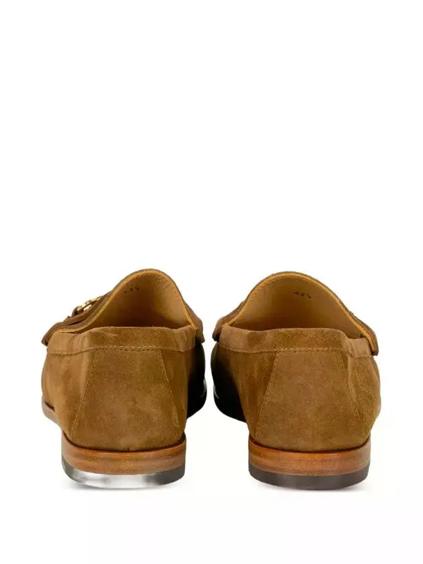 HENDERSON BARACCO Suede Horsebit Loafers