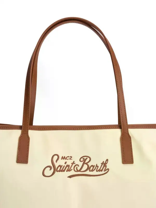 MC2 SAINT BARTH City Logo-embroidered Tote Bag