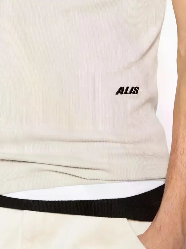 ALIS Logo Ribbed Tank Top