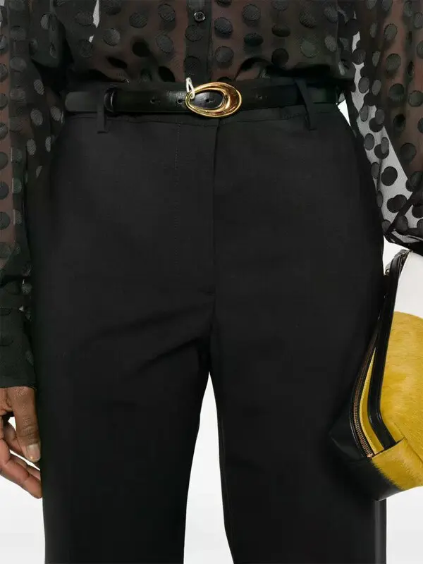 PT TORINO Belt-loop Wide Leg Trousers