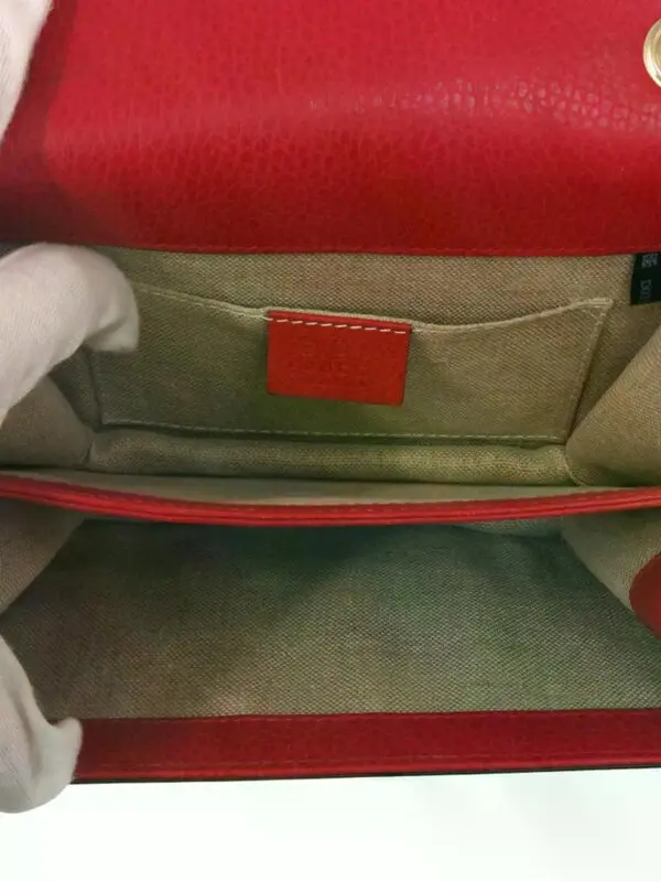 Gucci Calfskin Interlocking G Crossbody Bag
