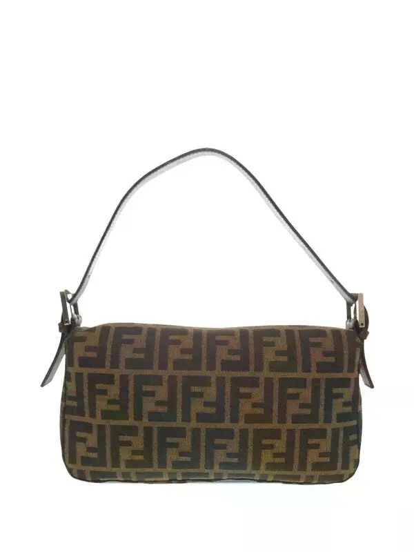 Fendi Zucca Canvas Baguette - Brown