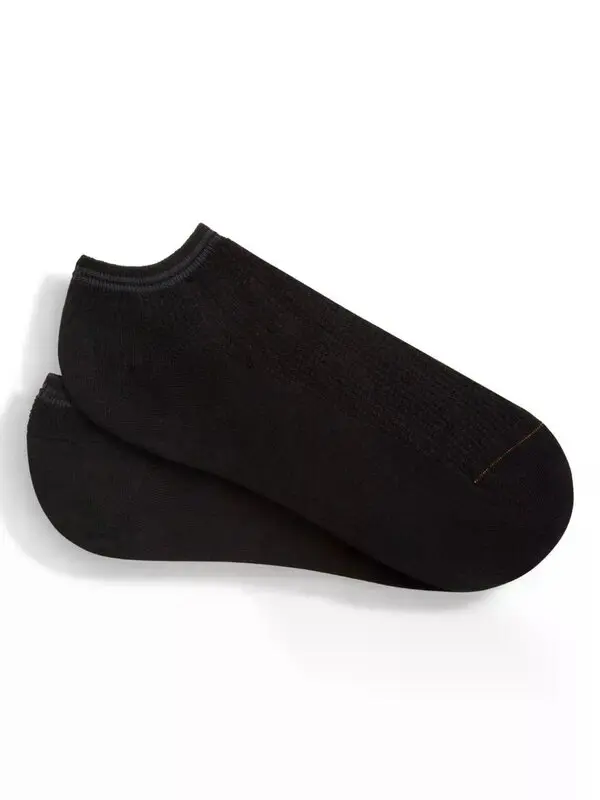 Zegna Stripe-detail Ankle Socks - Black