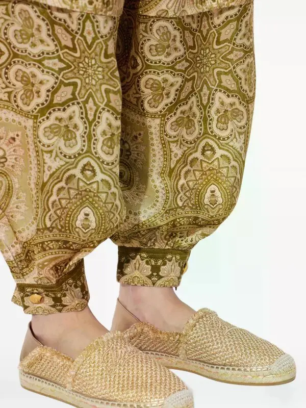 JIMMY CHOO Avi Espadrilles - Gold