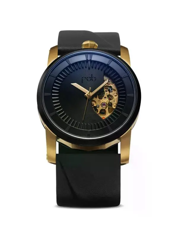 FOB PARIS 43mm R413 Eclipse Watch - Black