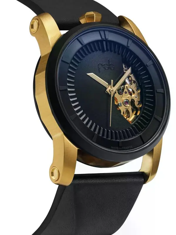 FOB PARIS 43mm R413 Eclipse Watch - Black