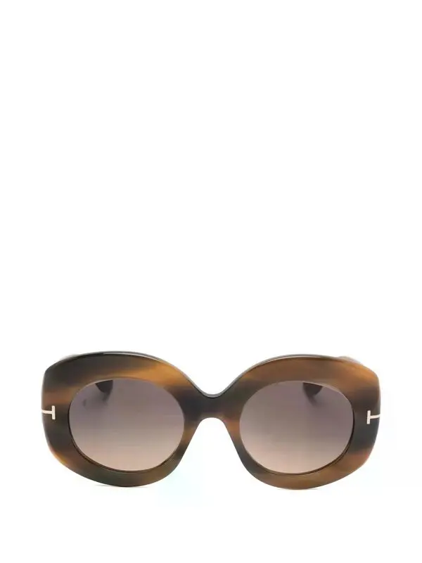 TOM FORD Claudette Sunglasses - Brown