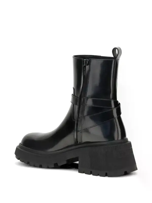 JIMMY CHOO Conny Patent-leather Ankle Boots