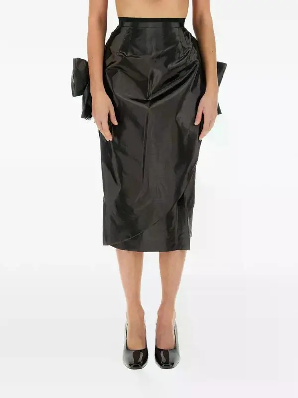 MAISON MARGIELA Bow-embellished Midi Skirt