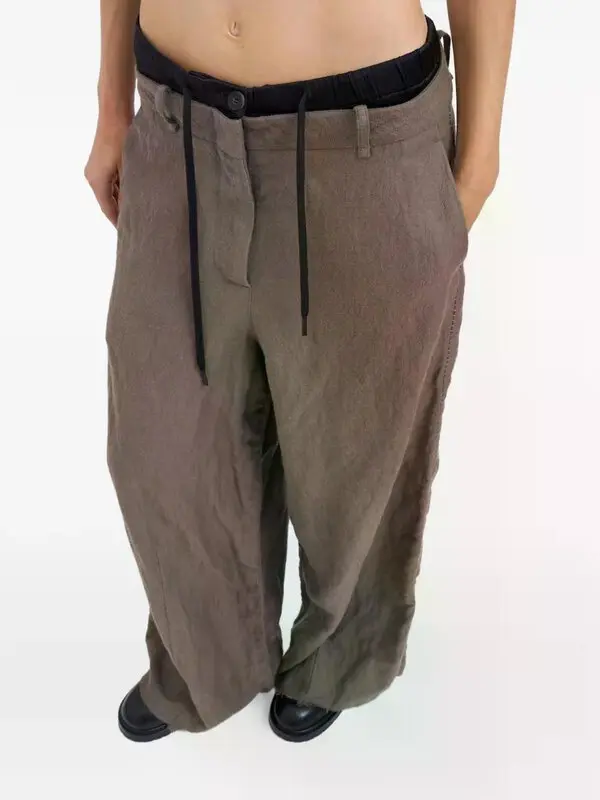 Masnada Wide-leg Wool Trousers