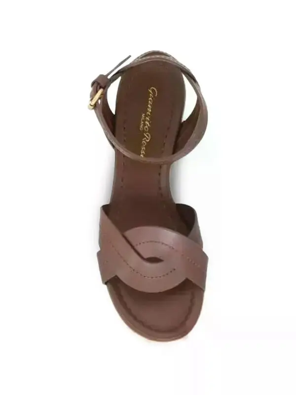 GIANVITO ROSSI Crossover Platform Sandals