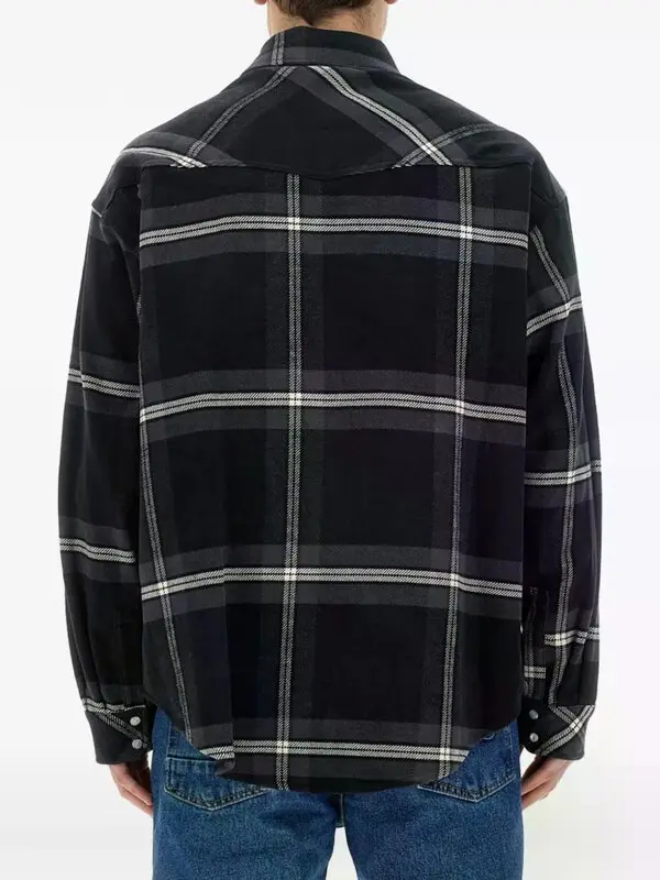 Palm Angels Monogram Checked Shirt