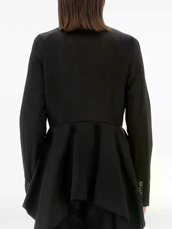 UMA WANG Koney Buttoned Peplum Shirt
