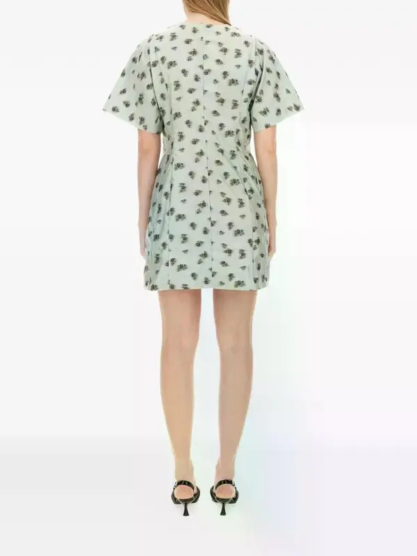 GANNI Floral Mini Dress
