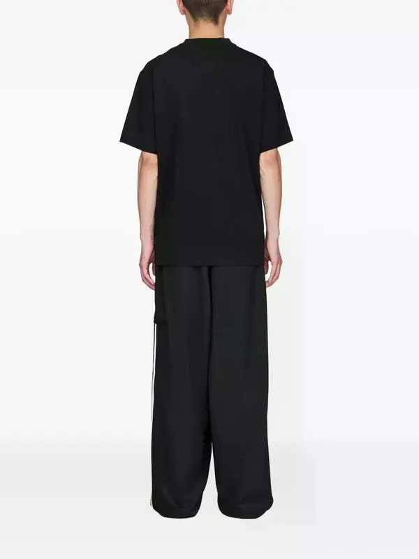 Y3 Side-stripe Wide Leg Trousers