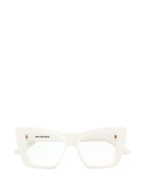 Balenciaga Cat-eye Glasses - White