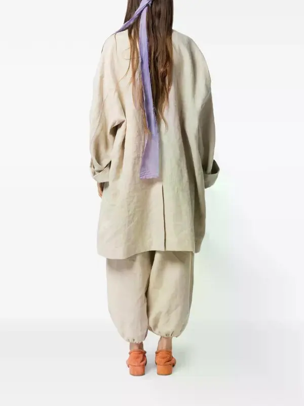 ANNTIAN Patch-pocket Trench Coat