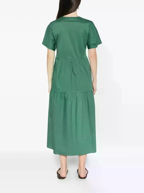Max Mara V-neck Midi Dress