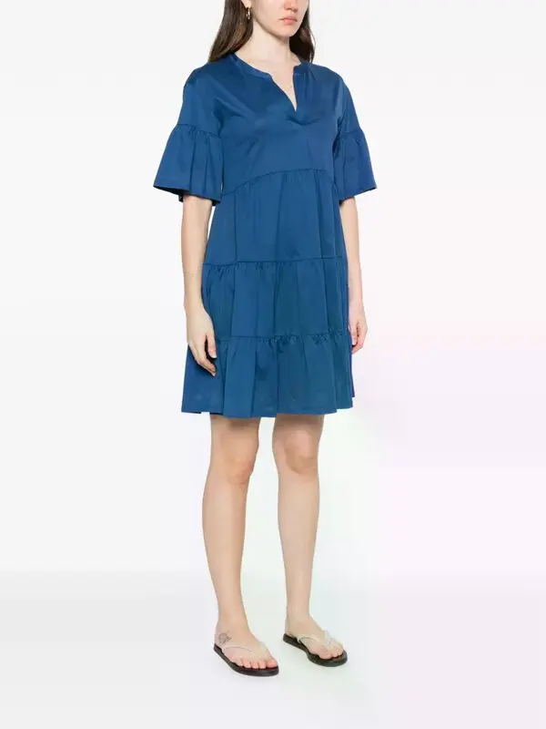 Max Mara V-neck Mini Dress