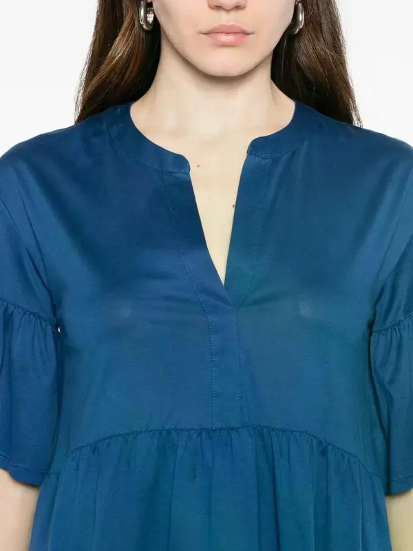 Max Mara V-neck Mini Dress