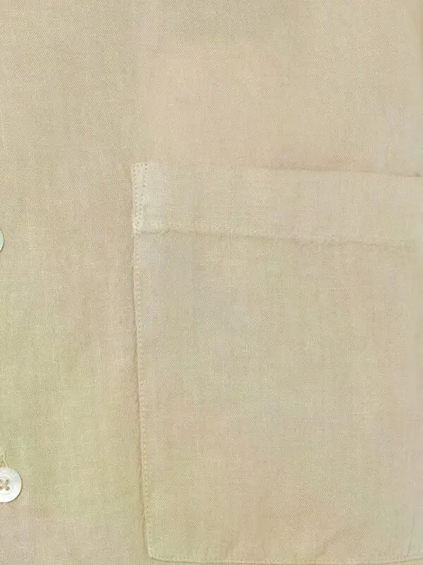 Canali Pocket Short-sleeve Shirt - Neutrals