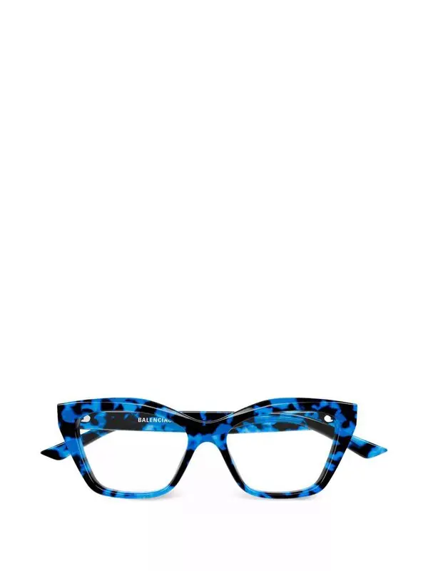Balenciaga Cat-eye Frame Glasses - Blue