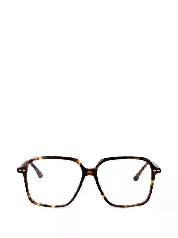 Isabel Marant Geometric Glasses - Brown