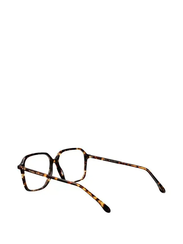 Isabel Marant Geometric Frame Eyeglasses - Brown