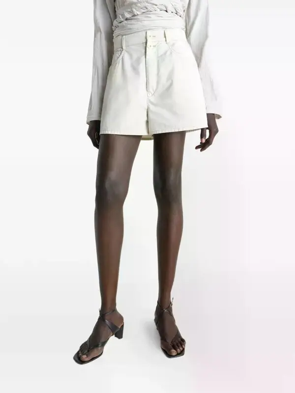 LEMAIRE Cotton Twill Mini Shorts