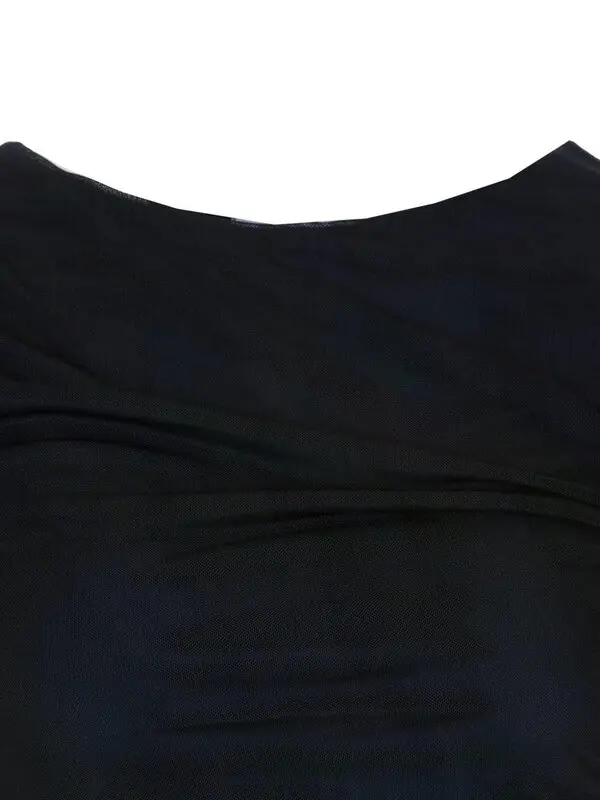 Patrizia Pepe Long-sleeved Sheer T-shirt