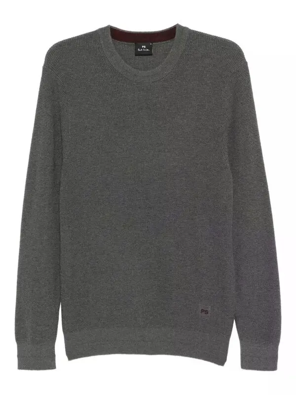 Paul Smith Logo-embroidered Sweater - Grey