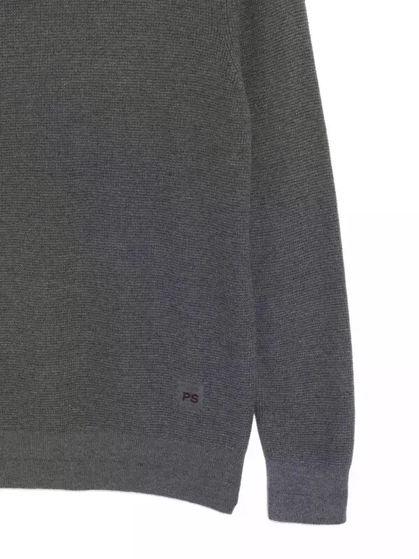 Paul Smith Logo-embroidered Sweater - Grey