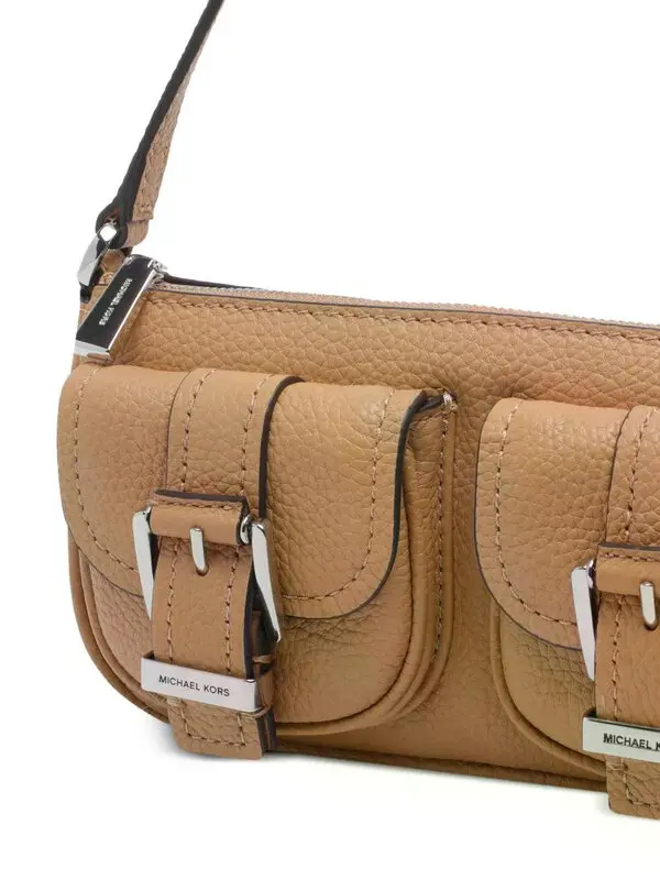 Michael Kors Leather Shoulder Bag - Neutrals