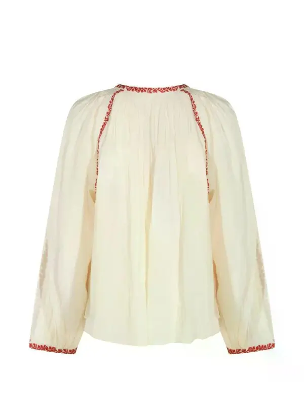 MARANT ETOILE Embroidered Pleated Tunic