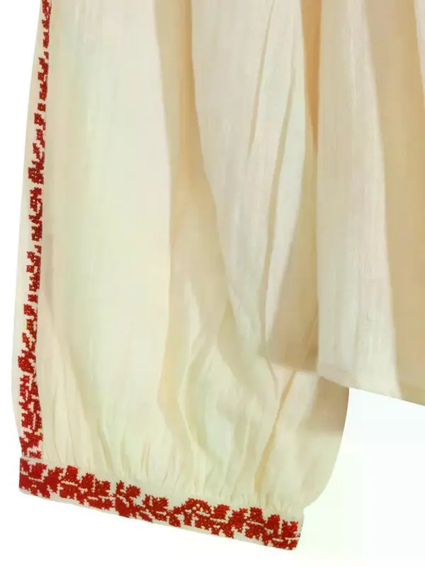 MARANT ETOILE Embroidered Pleated Tunic