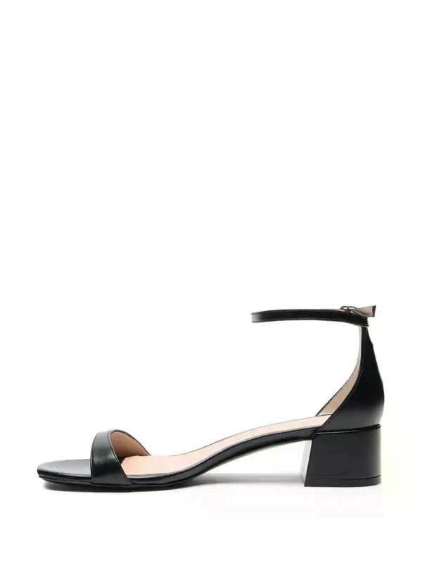 STUART WEITZMAN Nudist Ankle-strap Sandals - Black