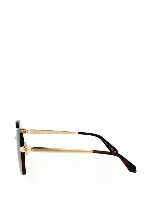 BVLGARI Serpenti Forever Square-frame Sunglasses