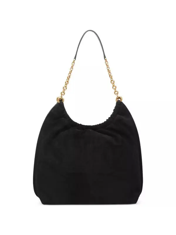 Michael Kors Shoulder Bag With Logo Charm - Black