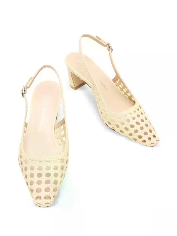 STUART WEITZMAN Stassi Interwoven Slingback Pumps