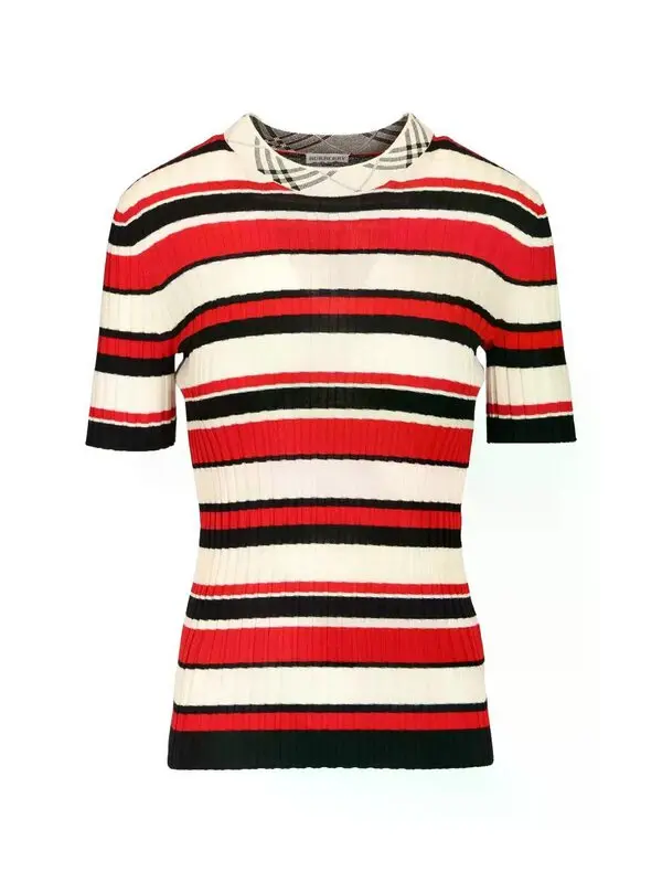 Burberry Striped Wool T-shirt