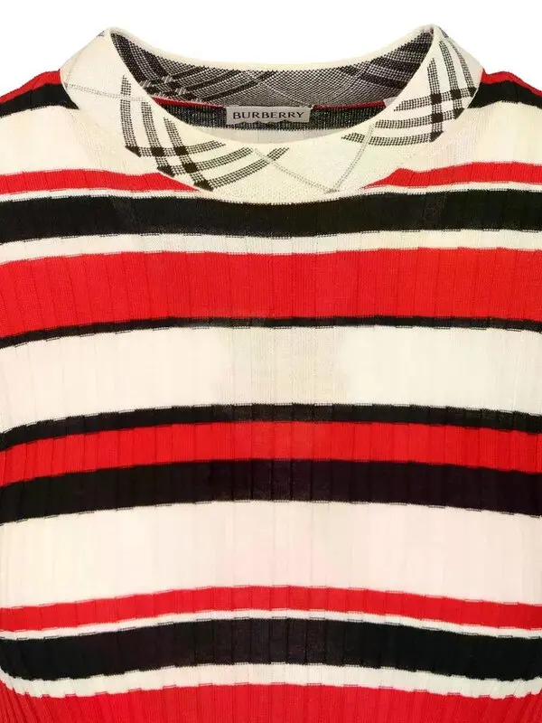 Burberry Striped Wool T-shirt