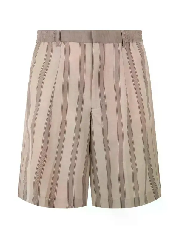 Emporio Armani Striped Drawstring Shorts