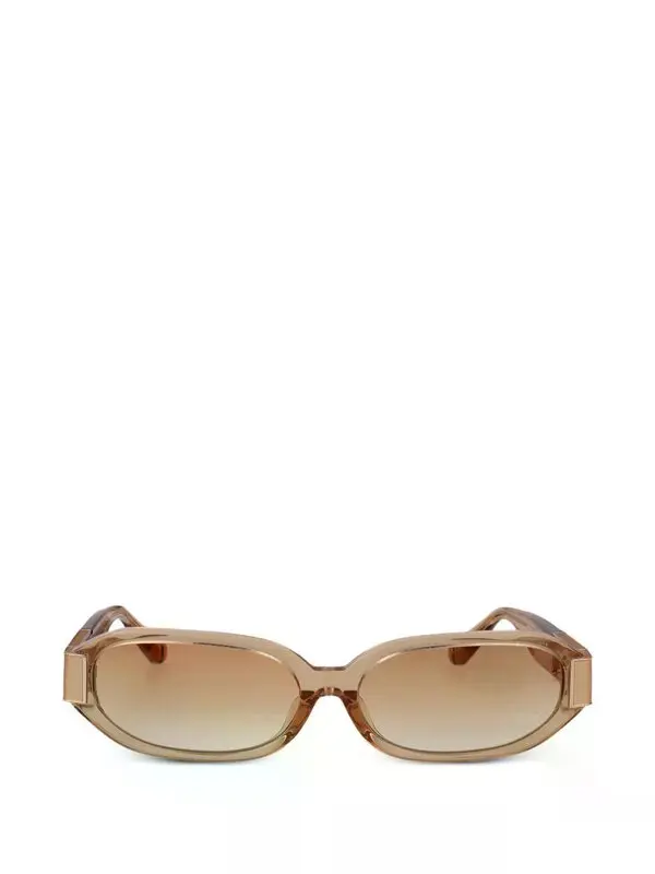 Linda Farrow Laura Detail Sunglasses - Brown
