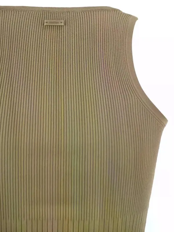 Max Mara Ribbed Tank Top - Neutrals