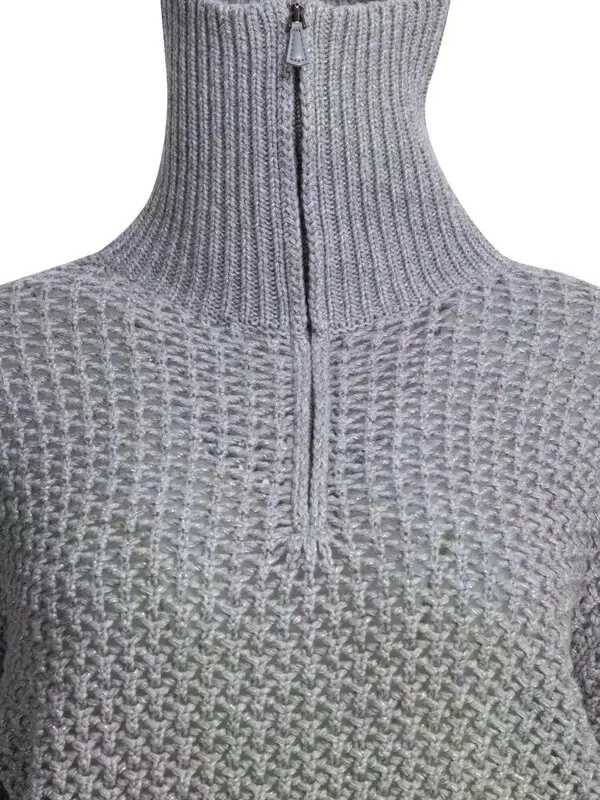 Max Mara Tequila Half-zip Sweater