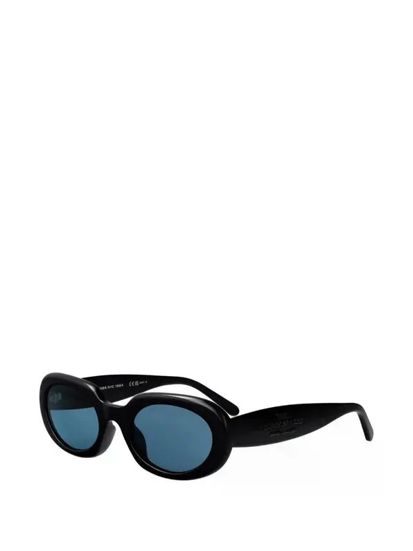 Marc Jacobs Oval Frame Sunglasses - Black