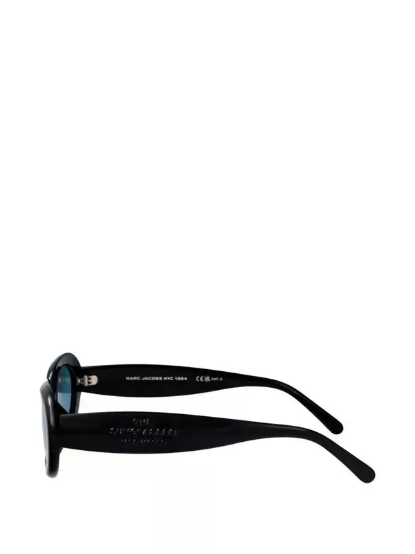 Marc Jacobs Oval Frame Sunglasses - Black