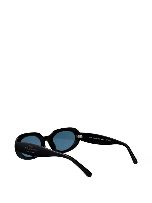 Marc Jacobs Oval Frame Sunglasses - Black