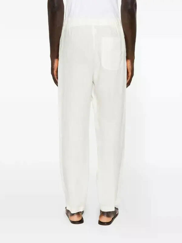 120% Lino Drawstring Trousers