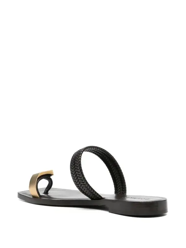 DONNARÌ Braided-strap Flat Sandals